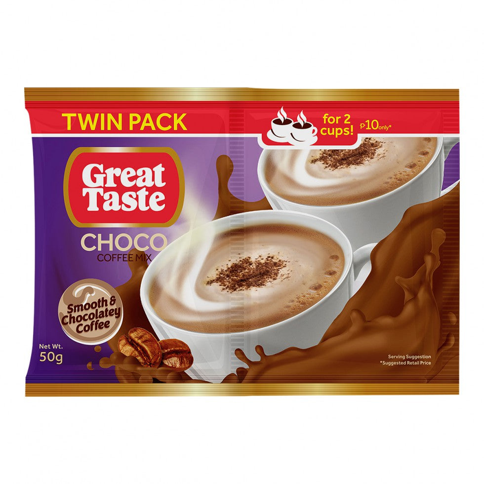Great Taste Coffee Choco Twin 50g — Primo Mart