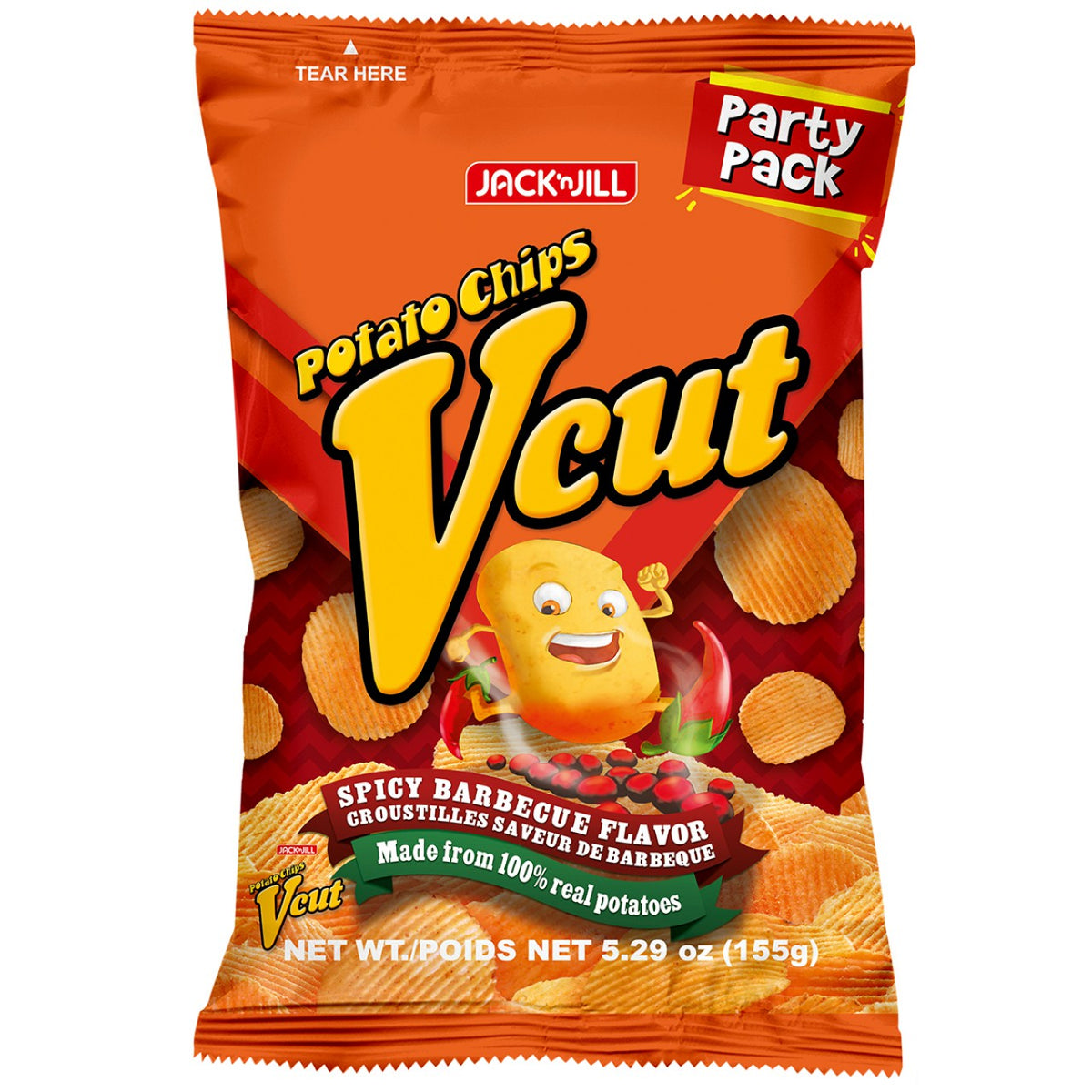 VCut Spicy Barbecue 155g — Primo Mart