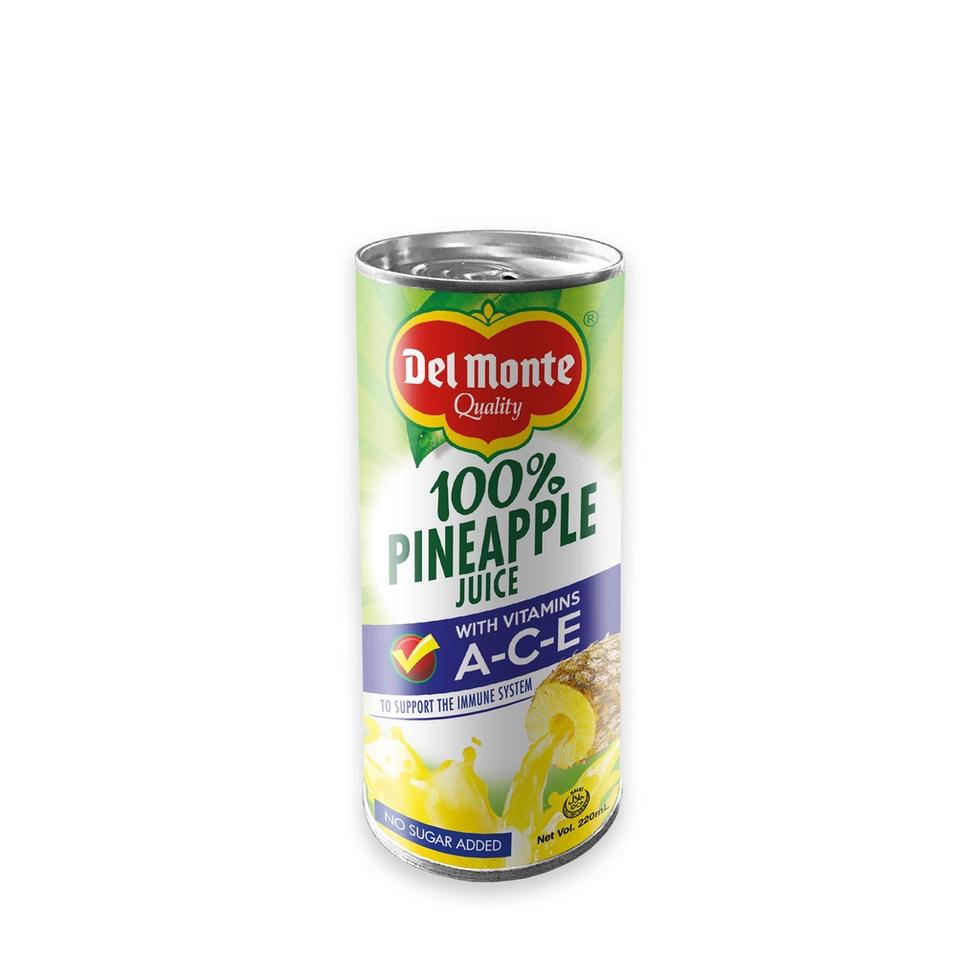 Del Monte Juice Pineapple w/ ACE 220ml — Primo Mart