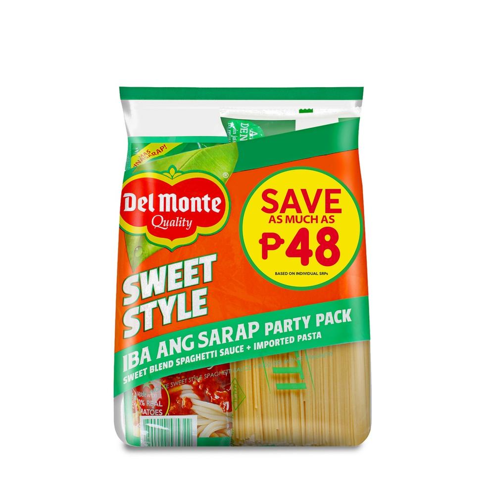 DEL MONTE SPAGHETTI PARTY PACK SWEET — Primo Mart