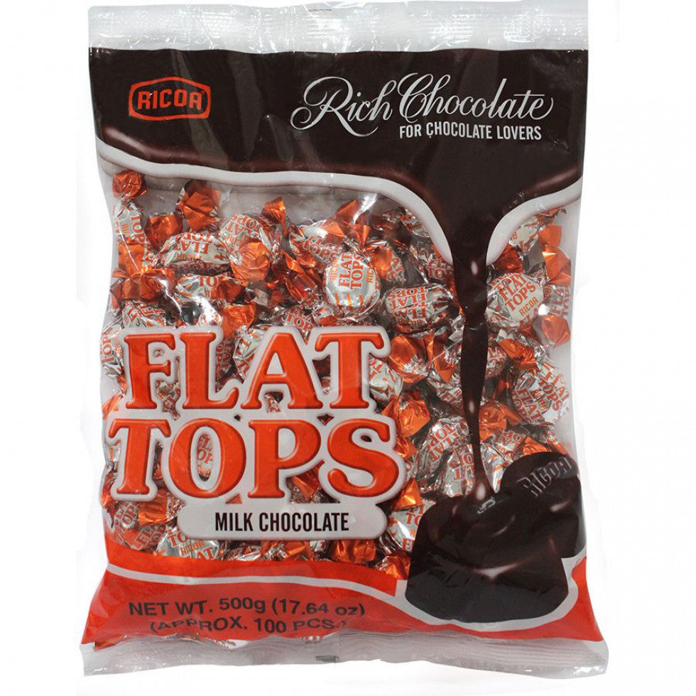 Flat tops milk chocolate 100x5g — Primo Mart