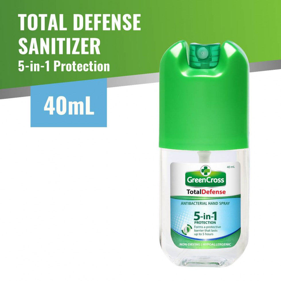Green Cross Hand Spray Total Def. Alcohol 40ml — Primo Mart