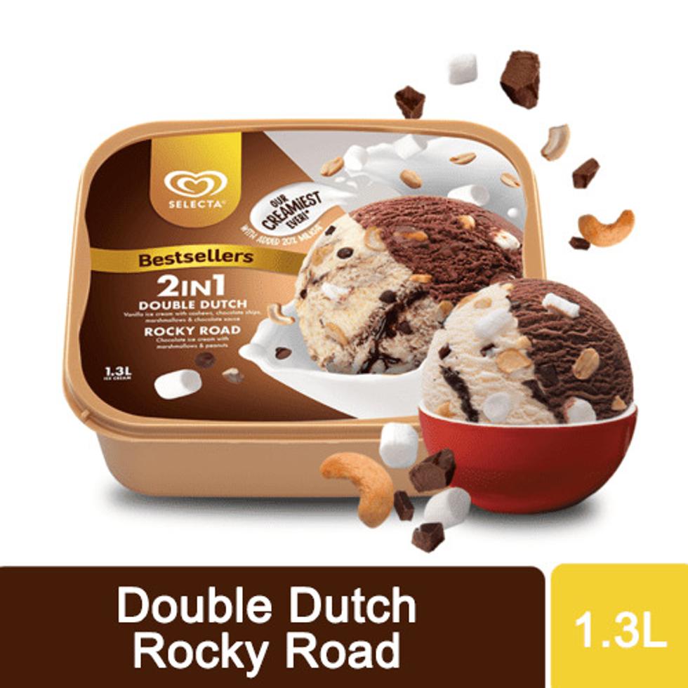Selecta 2In1 Double Dutch Rocky Road 1.3L — Primo Mart