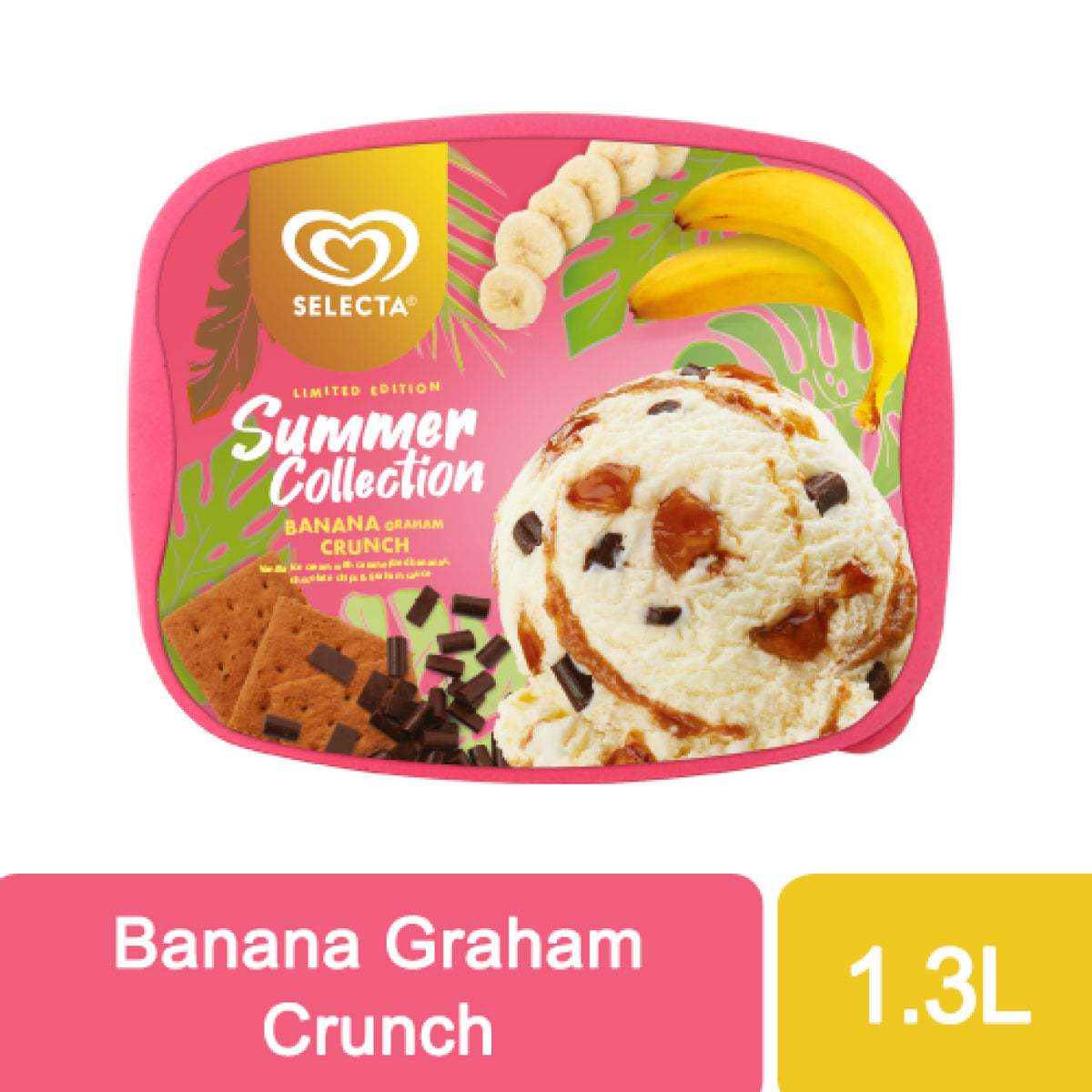 Selecta Summer Collection Banana Graham Crunch 1.3L — Primo Mart