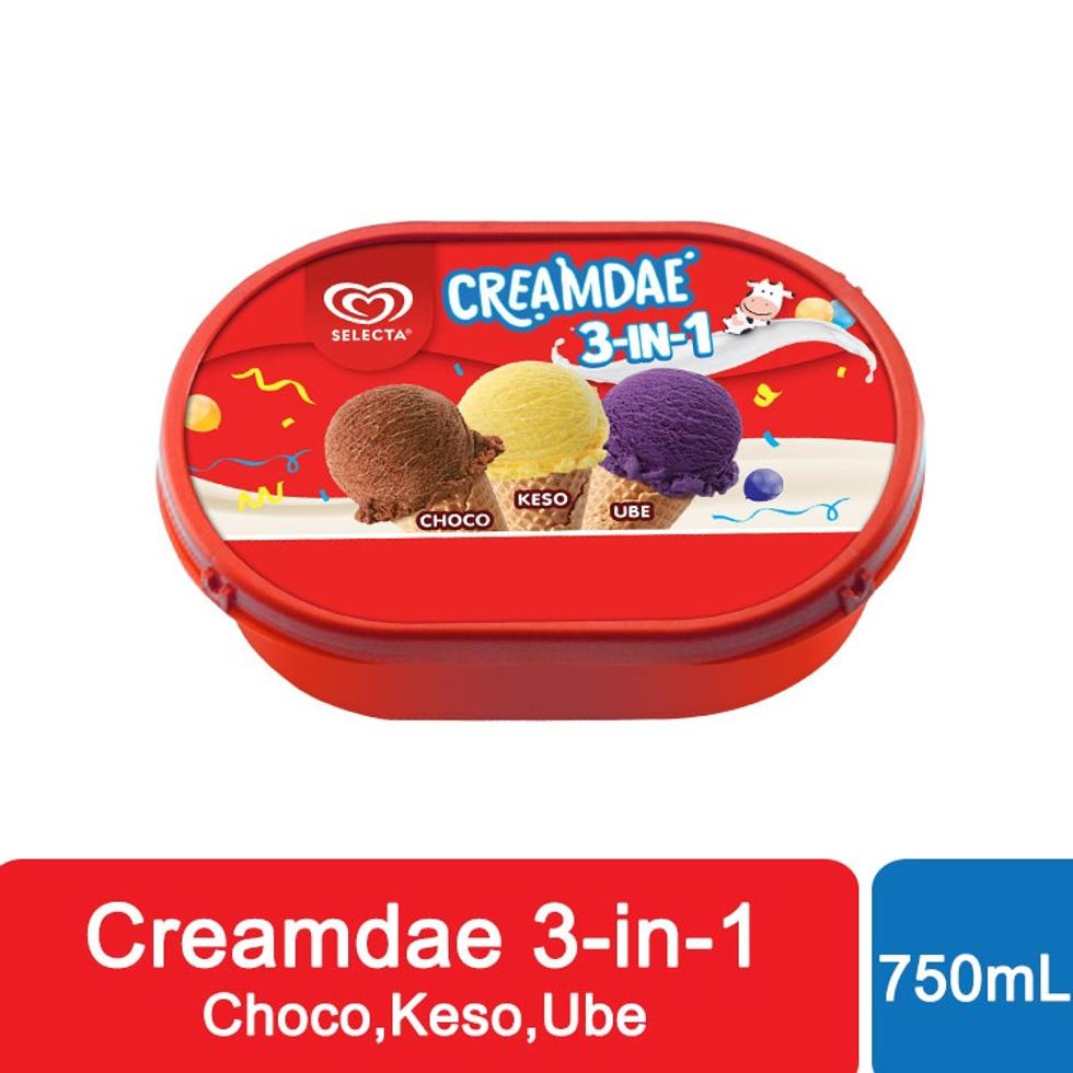 Selecta Creamdae Choco Keso Ube 750ml — Primo Mart