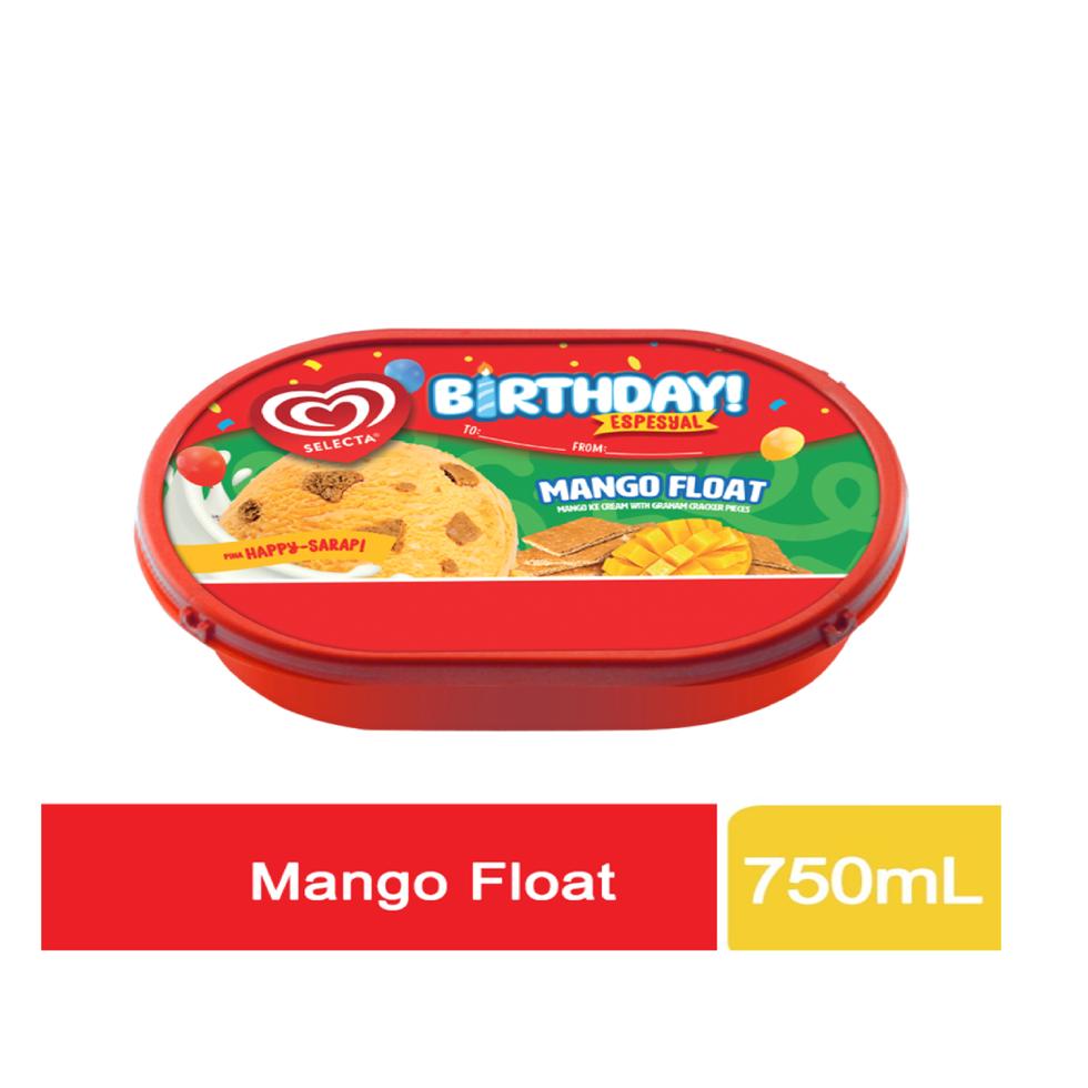 Selecta Ice Cream Espesyal Mango Float 750ml — Primo Mart