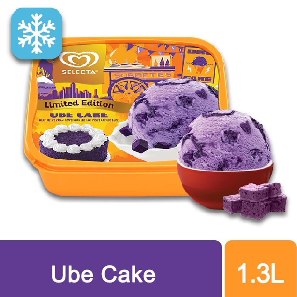 Selecta Ice Cream Ube Cake 1.3L — Primo Mart