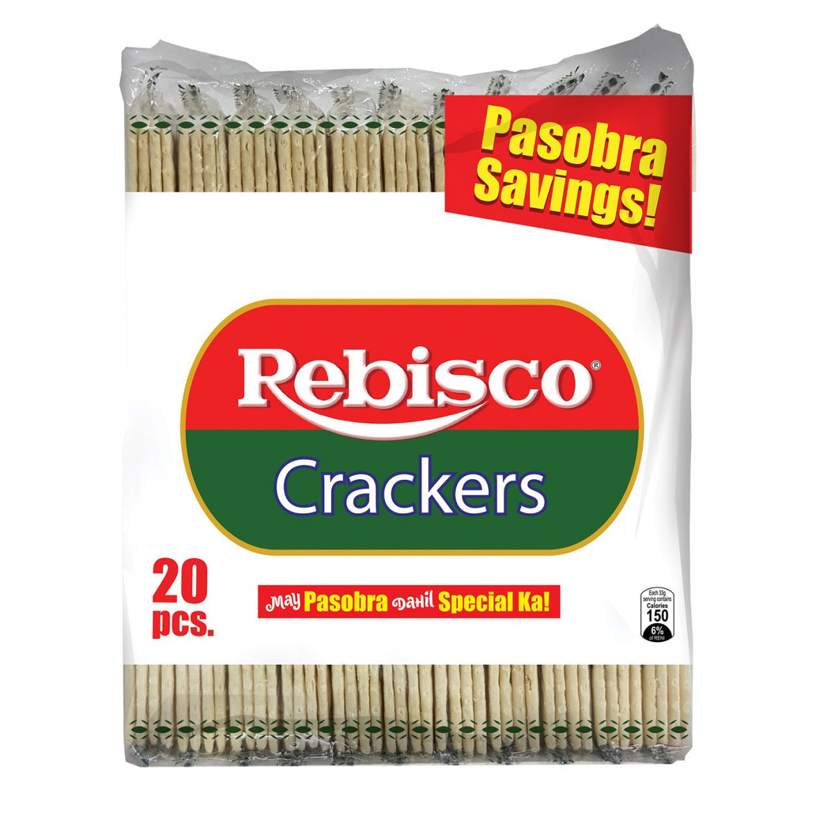 Rebisco Crackers 20x33g — Primo Mart