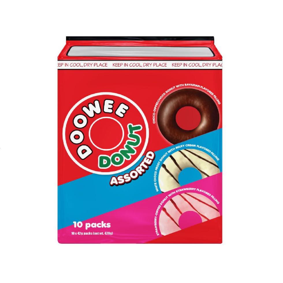 Doowee Donuts Assorted 10x42g — Primo Mart