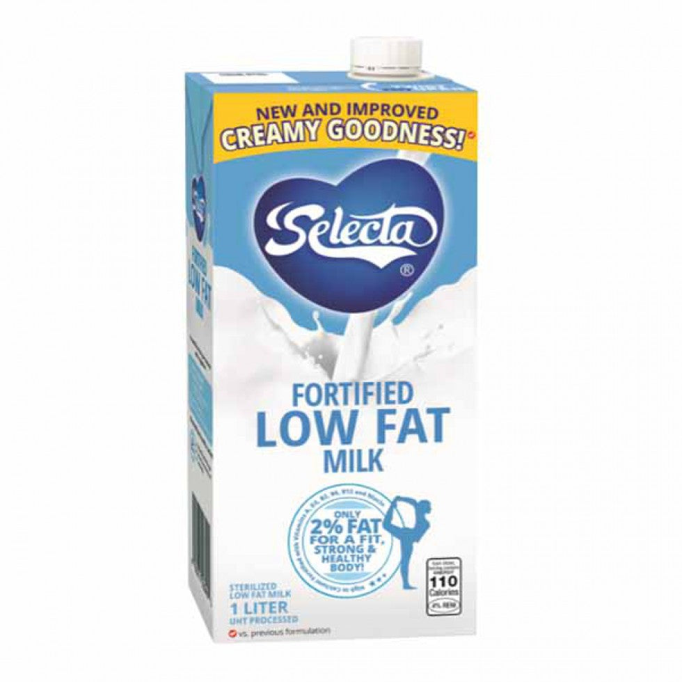 Selecta Fortified Low Fat Milk 1L — Primo Mart