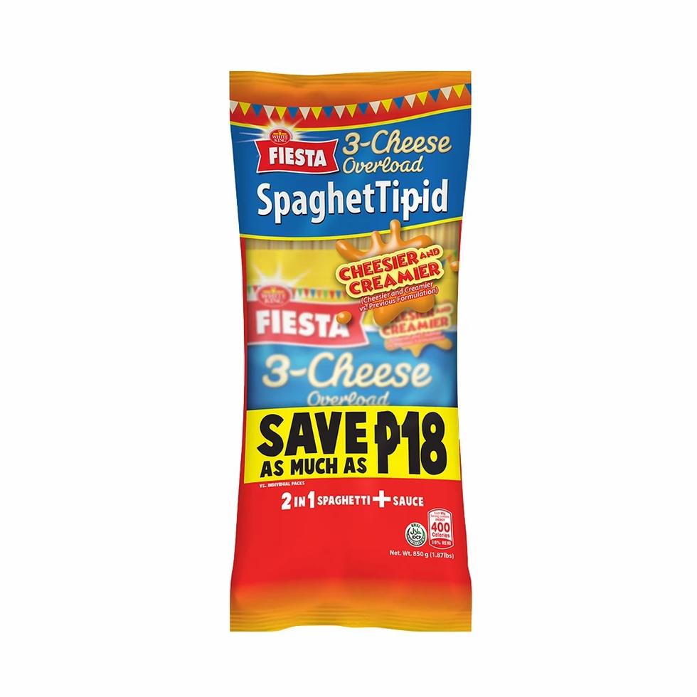 WHITE KING FIESTA 3-CHEESE SPAGHETTIPID — Primo Mart