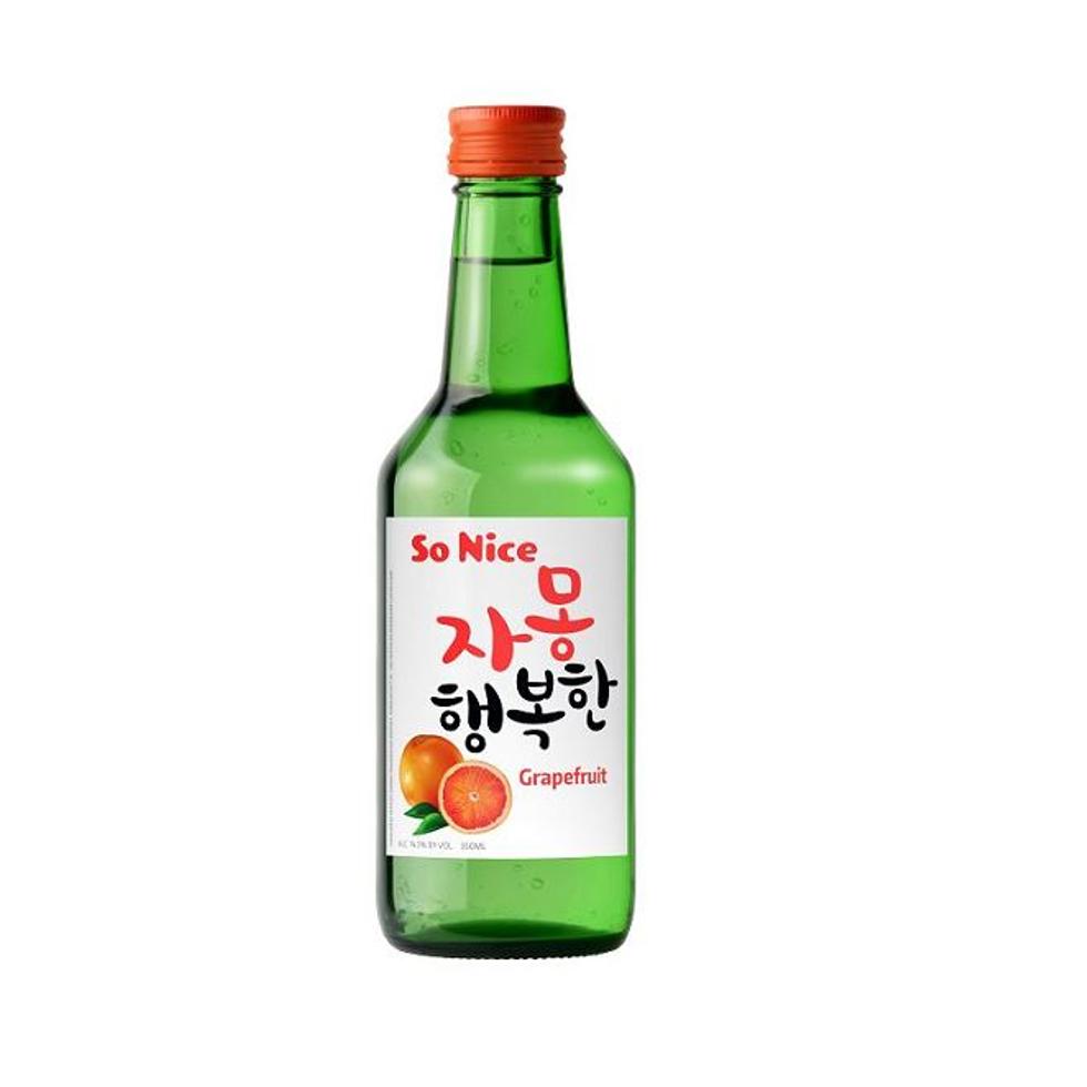 So Nice Soju Grape Fruit 360ml — Primo Mart