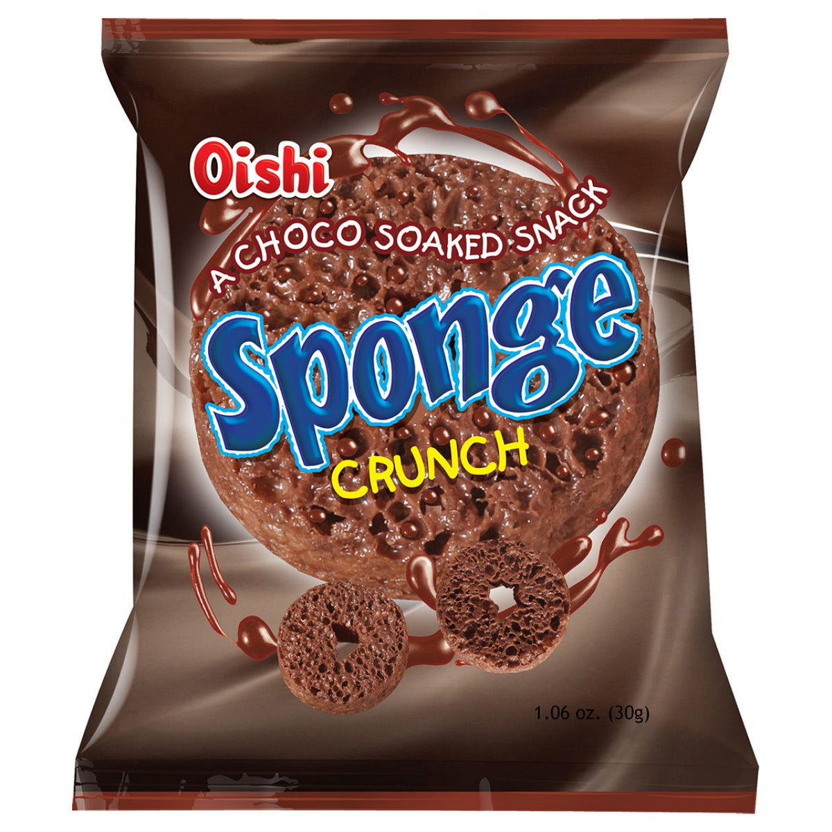 Oishi Sponge Crunch Choco 30g — Primo Mart