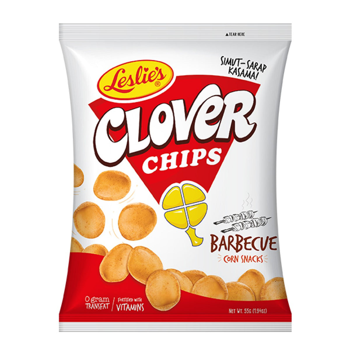 Clover Chips Barbecue 55g — Primo Mart