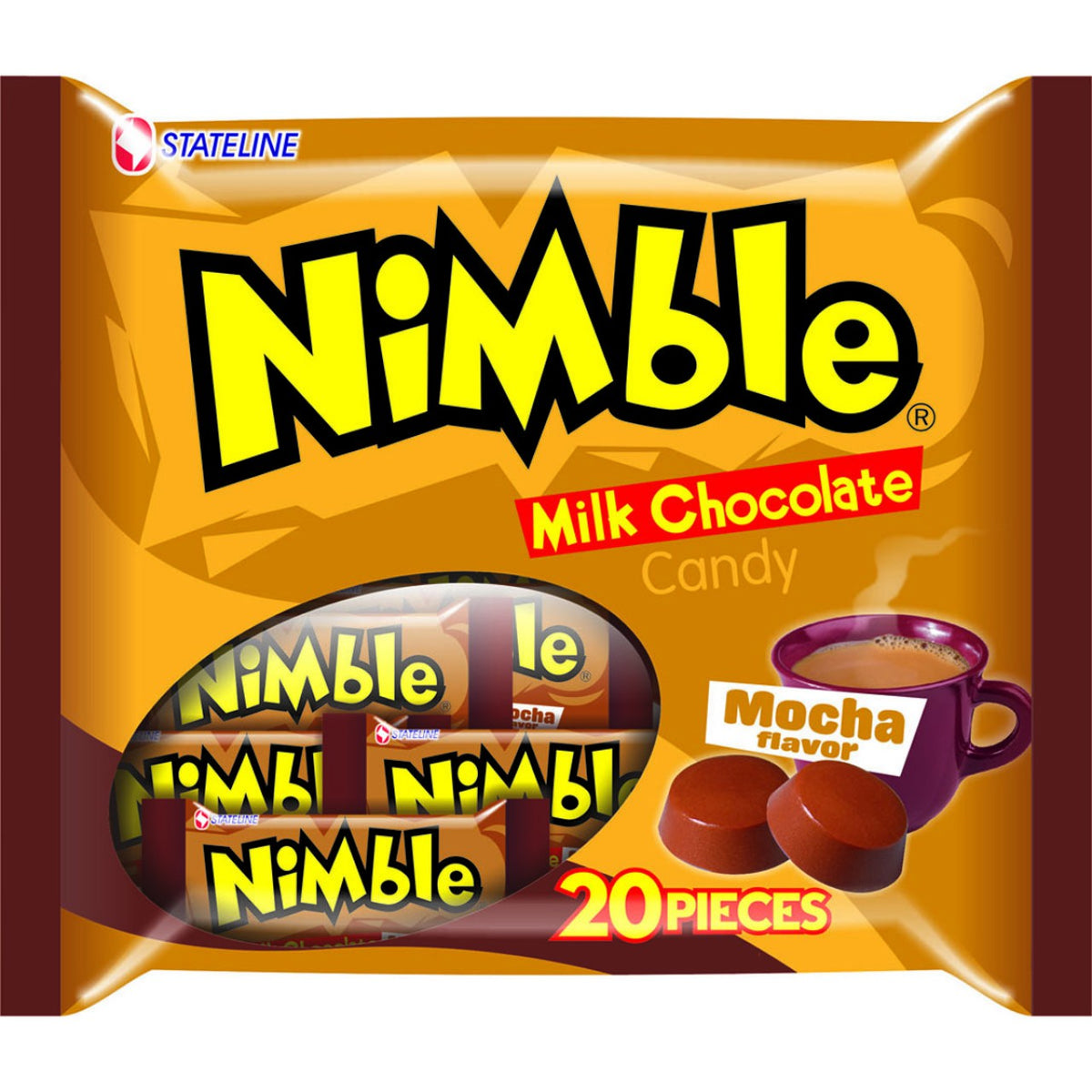 NIMBLE MILK CHOCOLATE 20/5G — Primo Mart