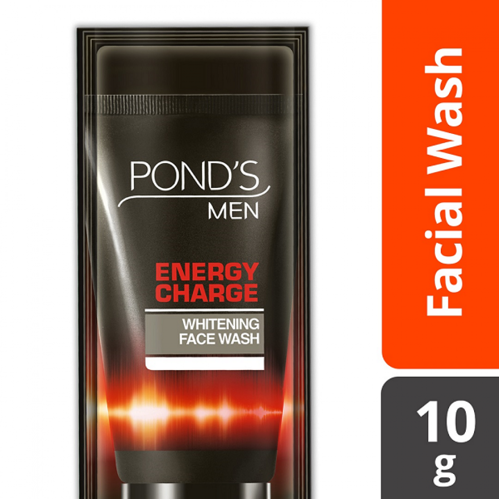 Ponds Men Energy Charge Whitening Face Wash 10g — Primo Mart