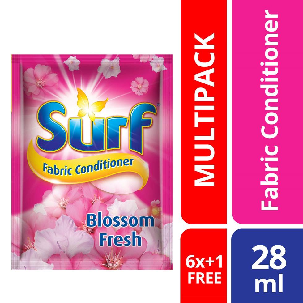 Surf Fabcon Blossom Fresh (Pink) 25ml 6+1 -p — Primo Mart