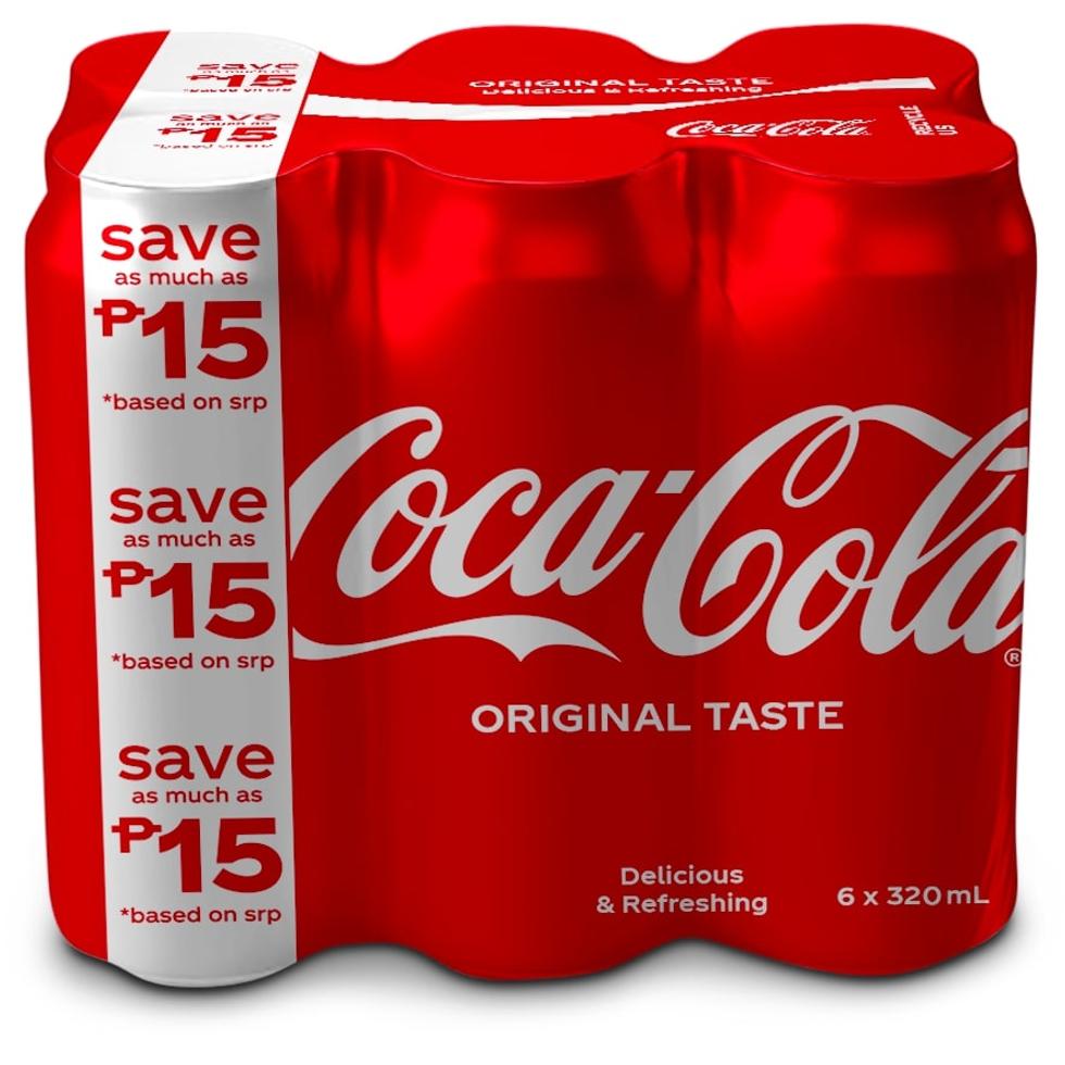 Coke Regular In Can 6x330ml -p — Primo Mart