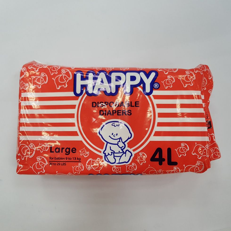 Happy Diaper L 4as — Primo Mart