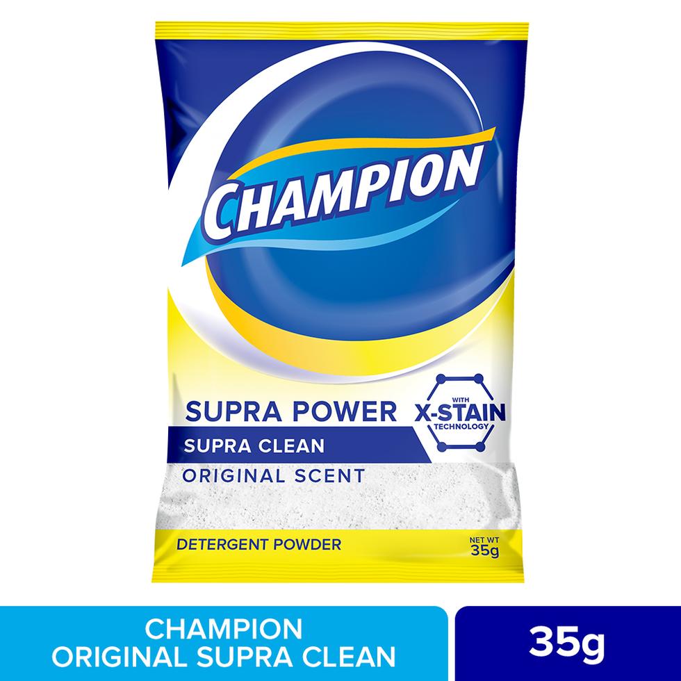 Champion Detergent Powder Regular Supra Clean 40g(35g) — Primo Mart