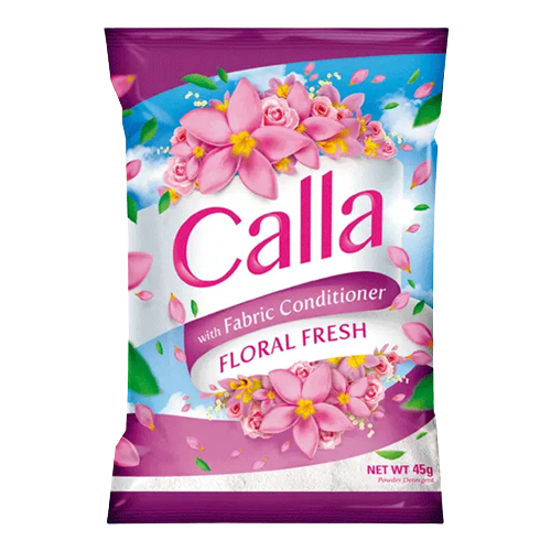 Calla Detergent Powder Fabcon Floral Fresh (Violet) 45g — Primo Mart