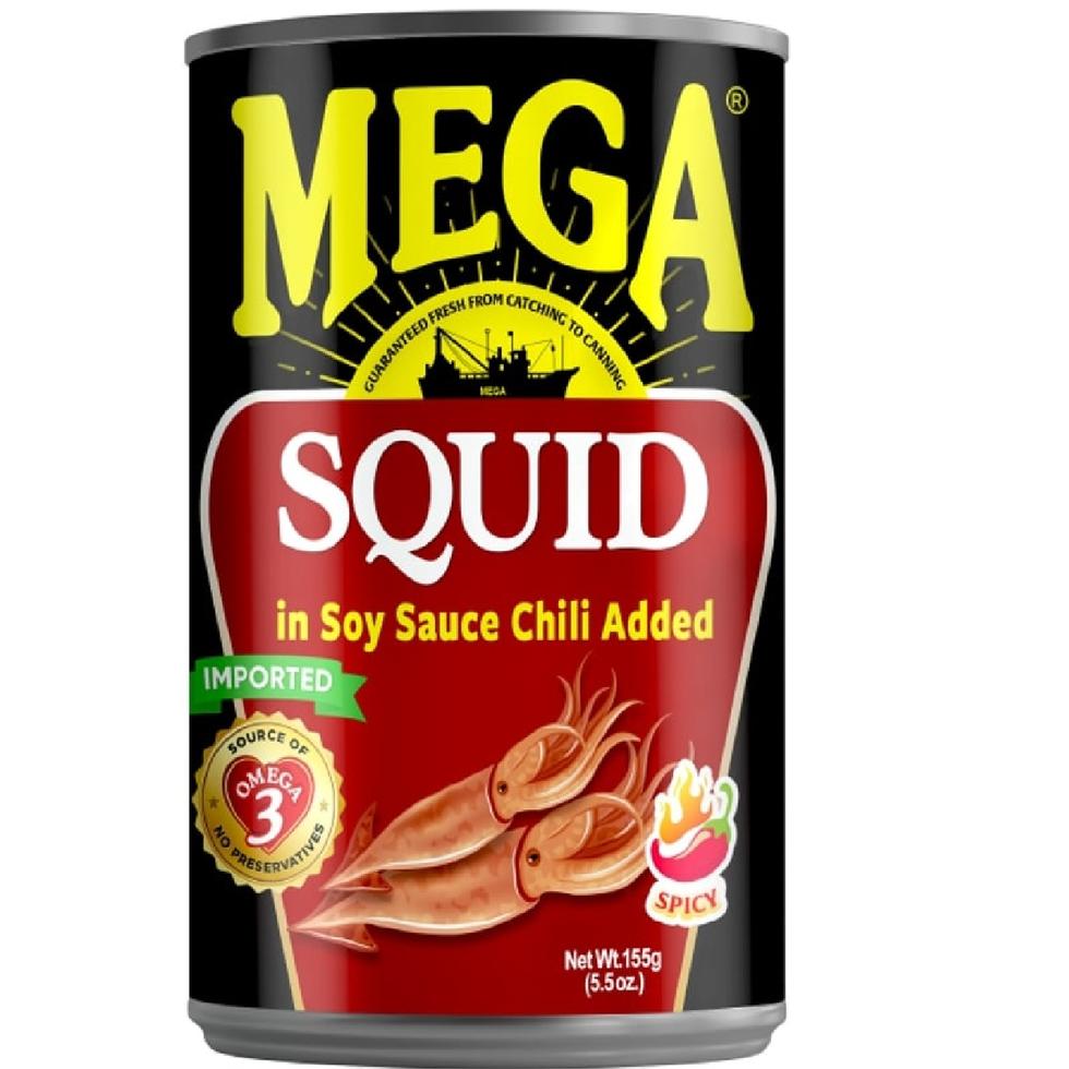 Mega Squid in Soy Sauce Hot n Spicy red 155g — Primo Mart