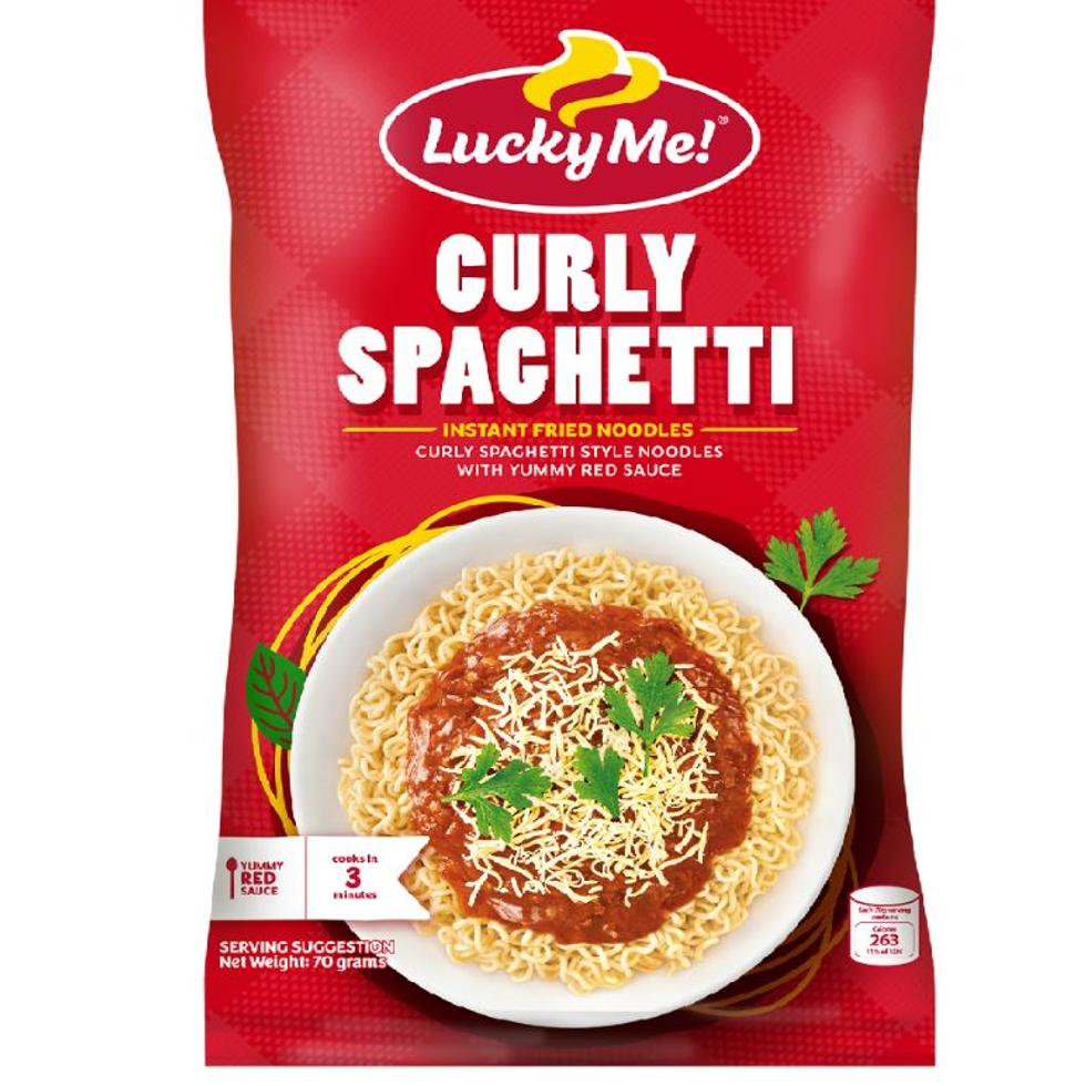 Lucky Me! Curly Spaghetti 70g — Primo Mart
