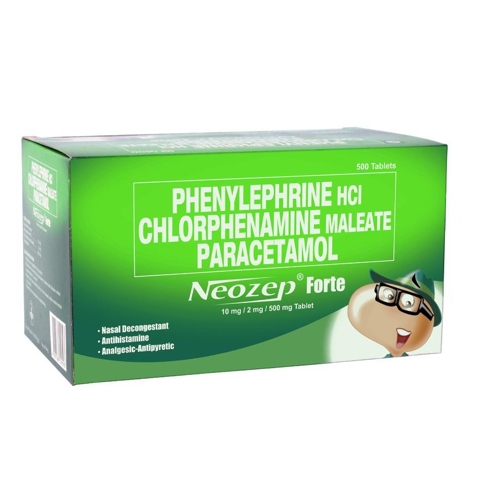 Neozep Forte Caplet 500mg — Primo Mart
