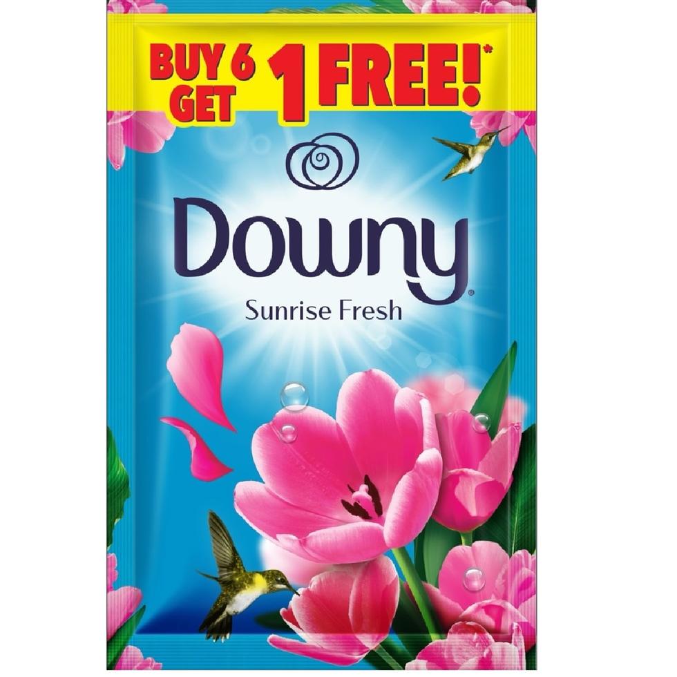 Downy Fabcon Sunrise Fresh (Blue) 24ml 6+1 -p — Primo Mart
