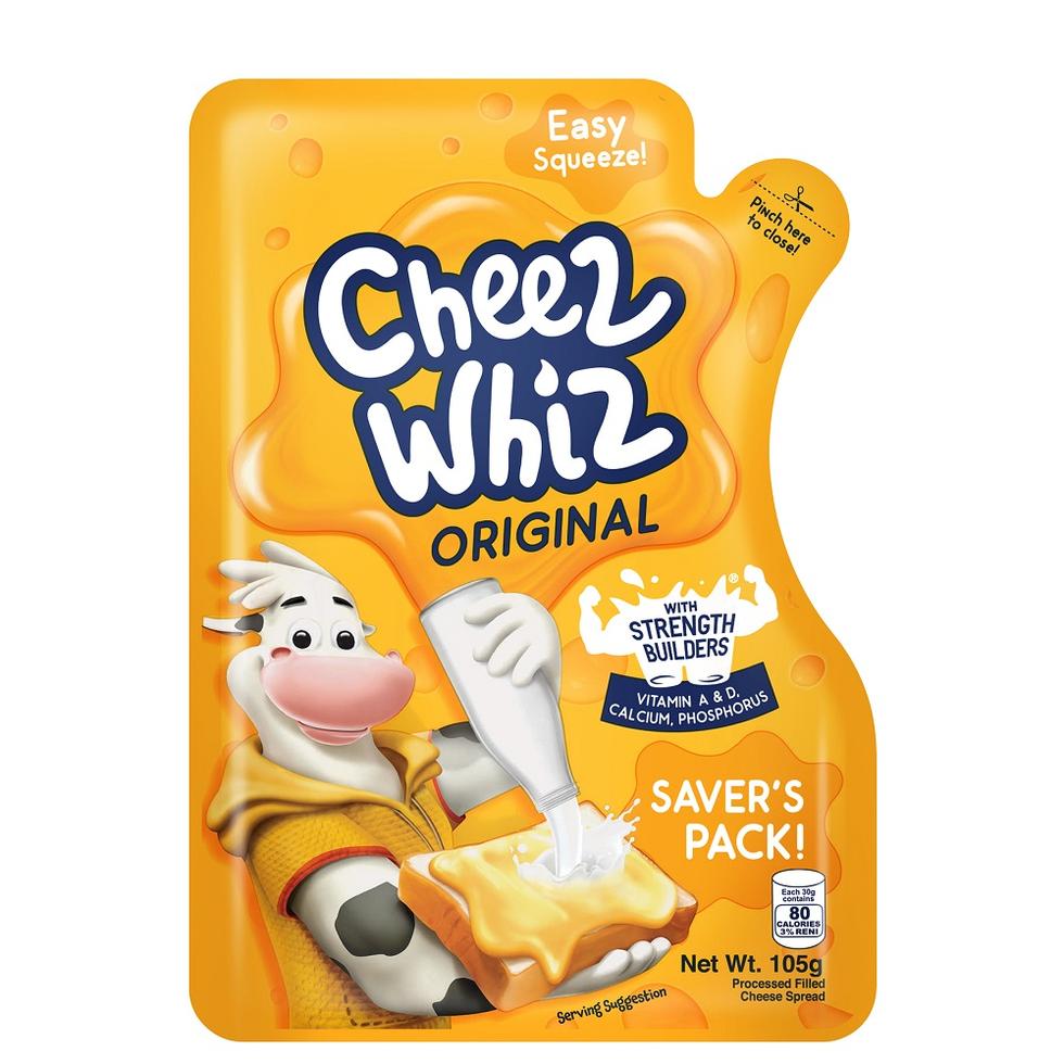 Cheez Whiz Plain Easy Squeeze 115g (110g) — Primo Mart