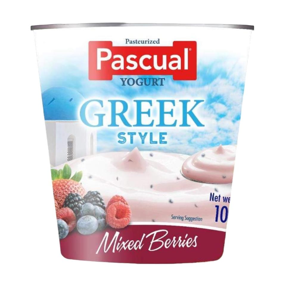 PASCUAL YOGURT GREEK MIXED BERRY 100G — Primo Mart