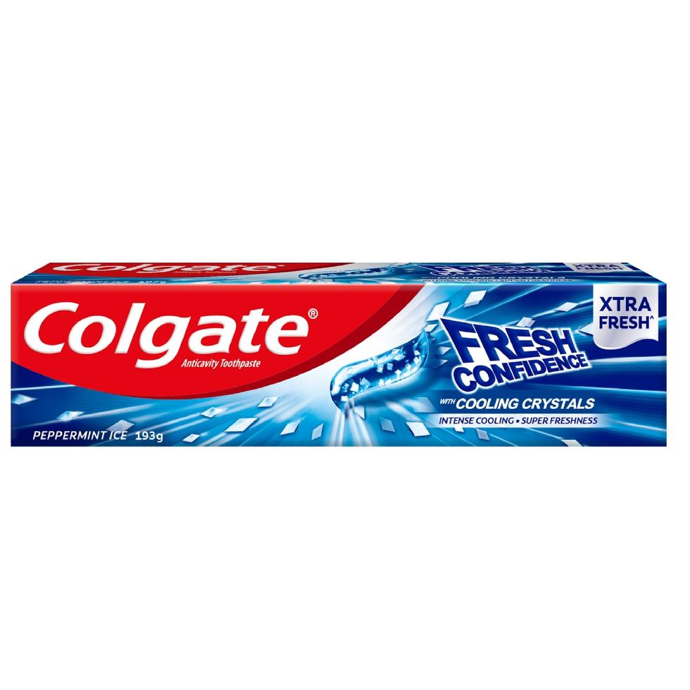 Colgate Toothpaste Cooling Crystals Peppermint Ice 145ml (193g) — Primo ...