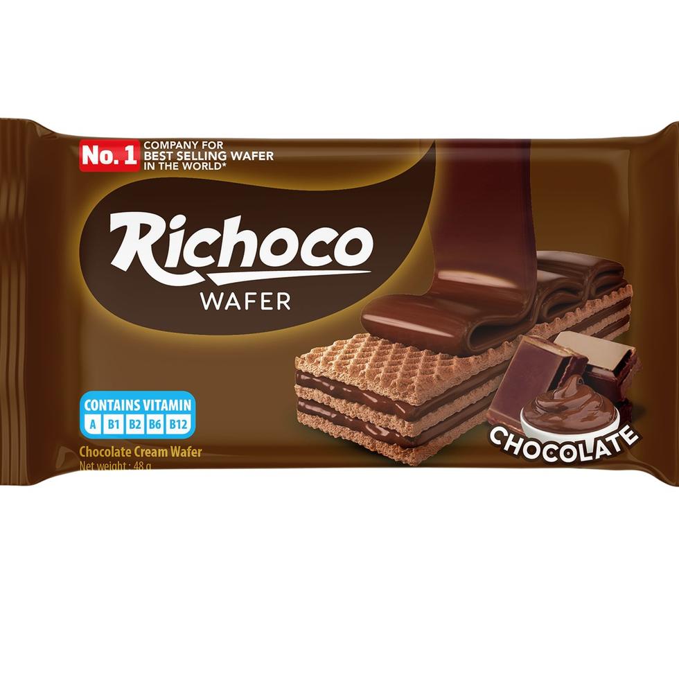 Richoco Chocolate Cream Wafer 48g — Primo Mart